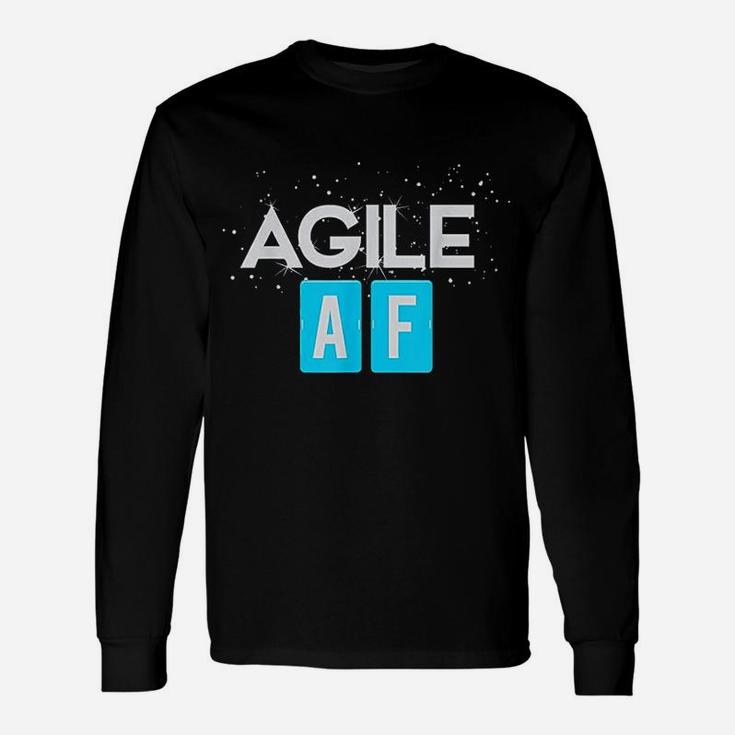 Agile Af Scrum Project Management Long Sleeve T-Shirt - Thegiftio