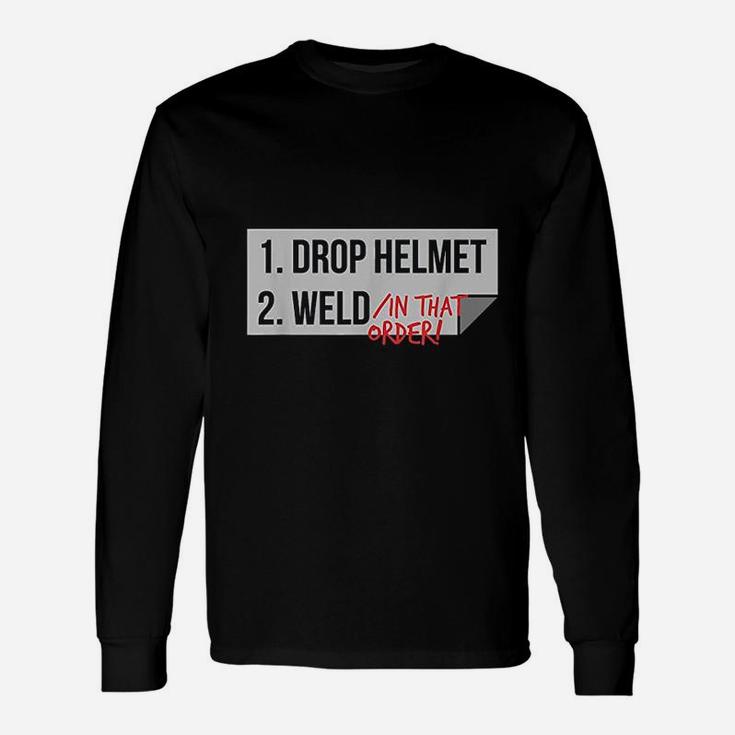 Pipeliner Cheat Sheet Pipeline Welder Safety Gag Long Sleeve T-Shirt ...
