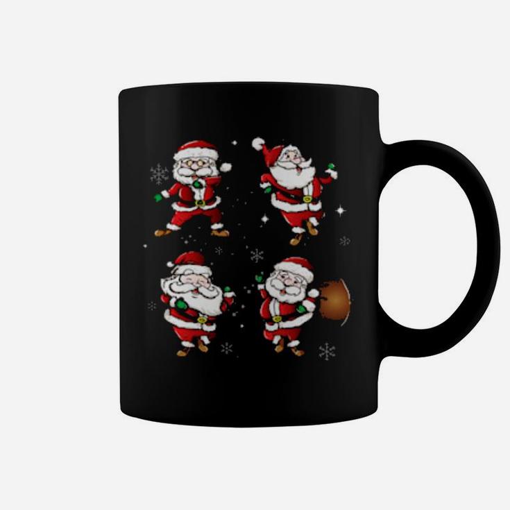 Dancing Santa Claus Dance Challenge All Santa Dance Styles Coffee Mug ...