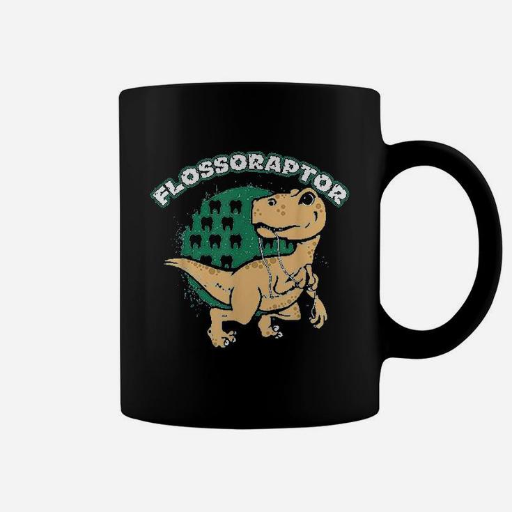Flossoraptor Funny Dental Coffee Mug - Thegiftio