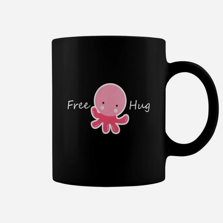 Free Hugs Friendly Cartoon Octopus Coffee Mug - Thegiftio UK