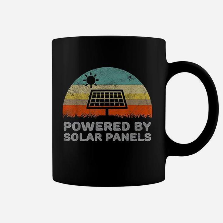 Funny Powered By Solar Panels Environmental Solar Power Coffee Mug ...