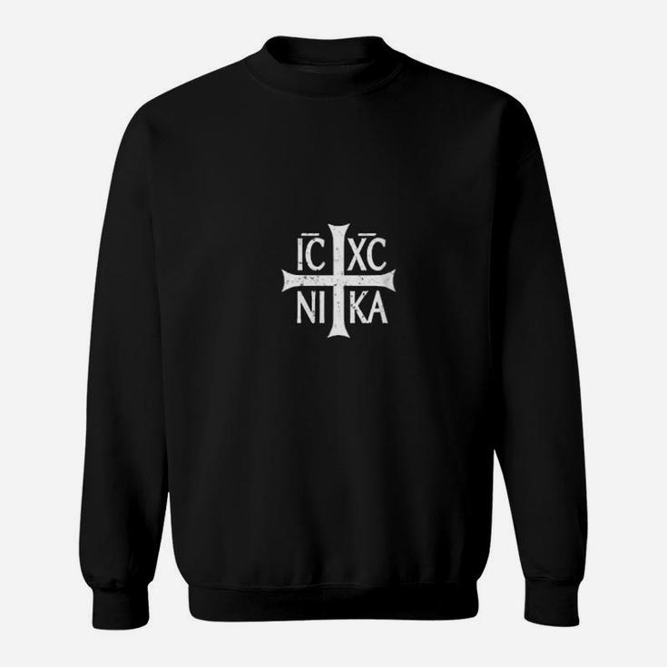 Christogram Ic Xc Nika Jesus Christ Is Winner Orthodox Sweatshirt ...