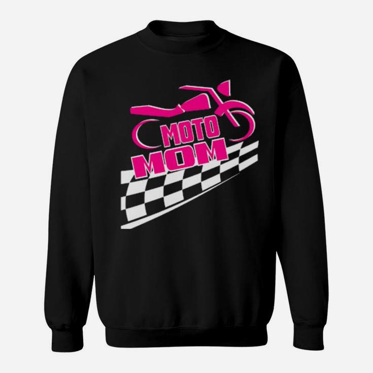 Motomom Dirt Bike Racing Motocross Sweatshirt - Monsterry