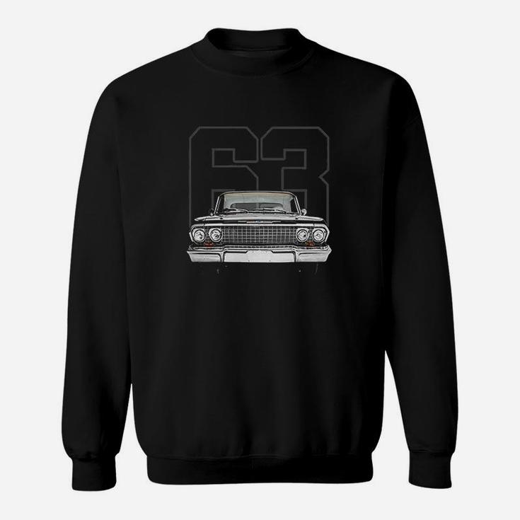R Built 1963 Impala Front Sweatshirt - Thegiftio