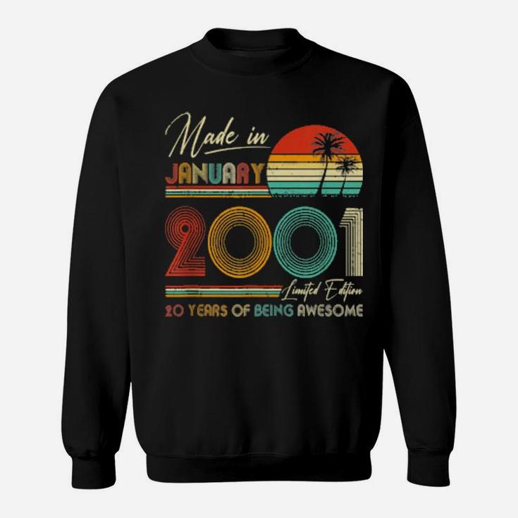 Vintage Made In January 2001 20 Year Old Sweatshirt - Monsterry
